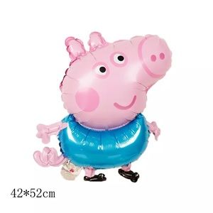 No brand | Party Supplies | Peppa Pig George Pig 6pcs Foil Balloons ...